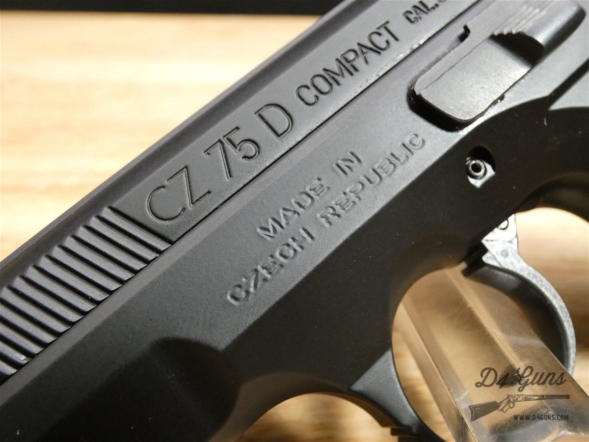 CZ 75 D Compact - 9mm - CZ75 - W/ Two Mags & Case - Czech - Mfg 2019 - Semi Auto Pistols at ...