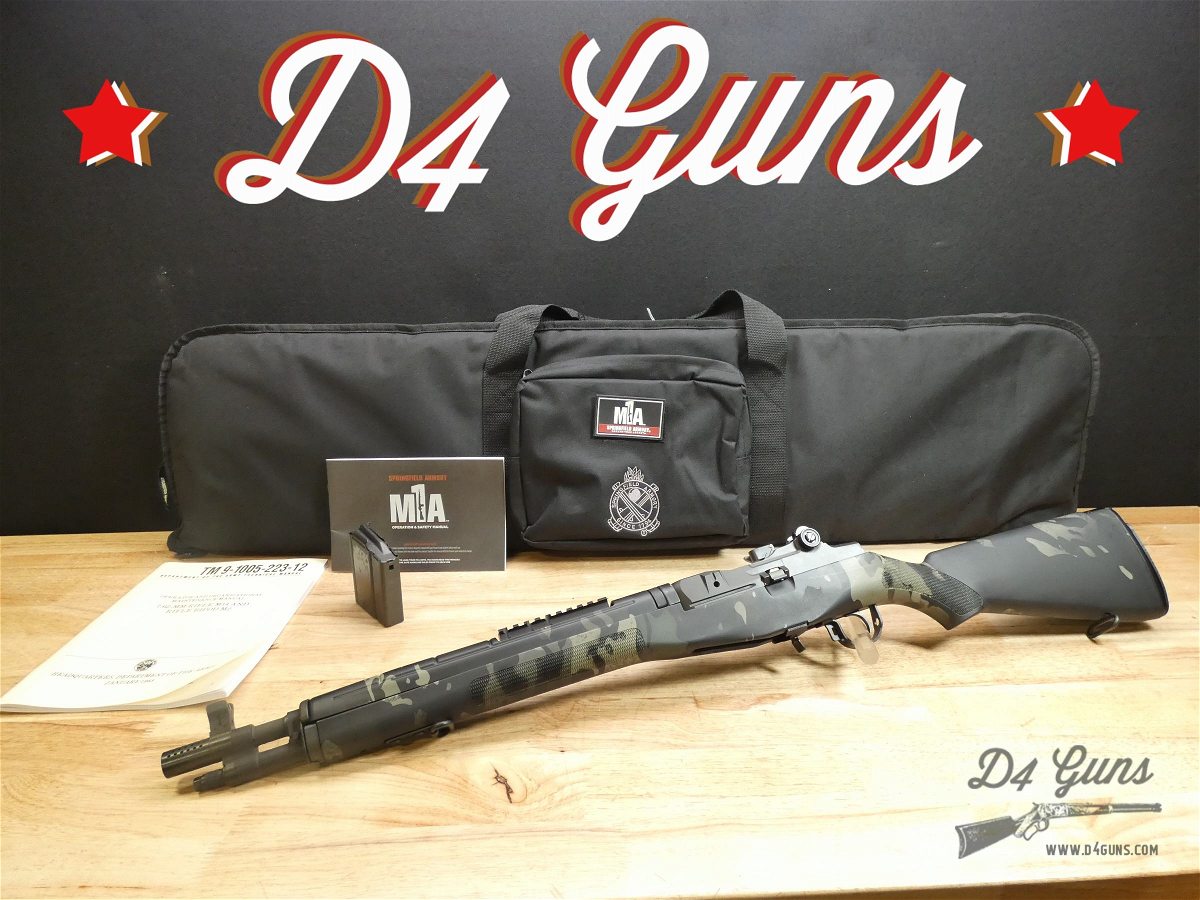 Springfield M1A SOCOM 16 - .308 Win - Multicam - M14 - w/ Case & Mag ...