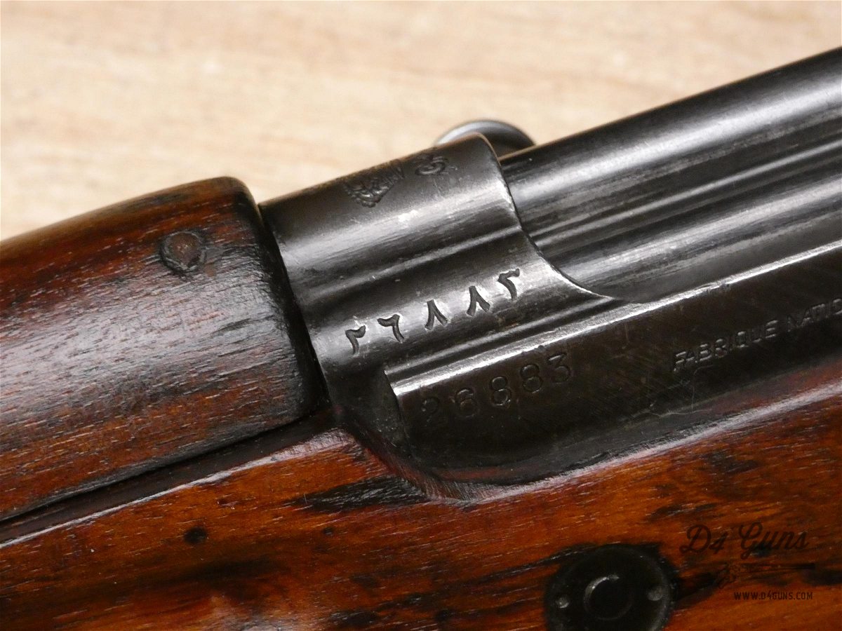 Egyptian FN 1949 - 8mm Mauser - SAFN-49 - Herstal FN49 - Crown Crest ...