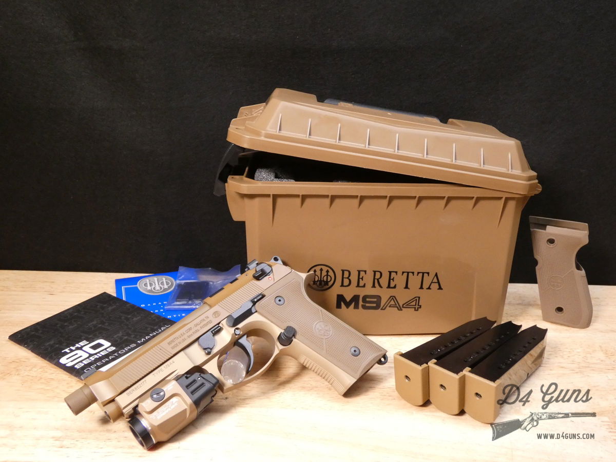 Beretta M9A4 G Centurion - 9mm - Threaded - Optics Ready - TLR-7 - FDE ...
