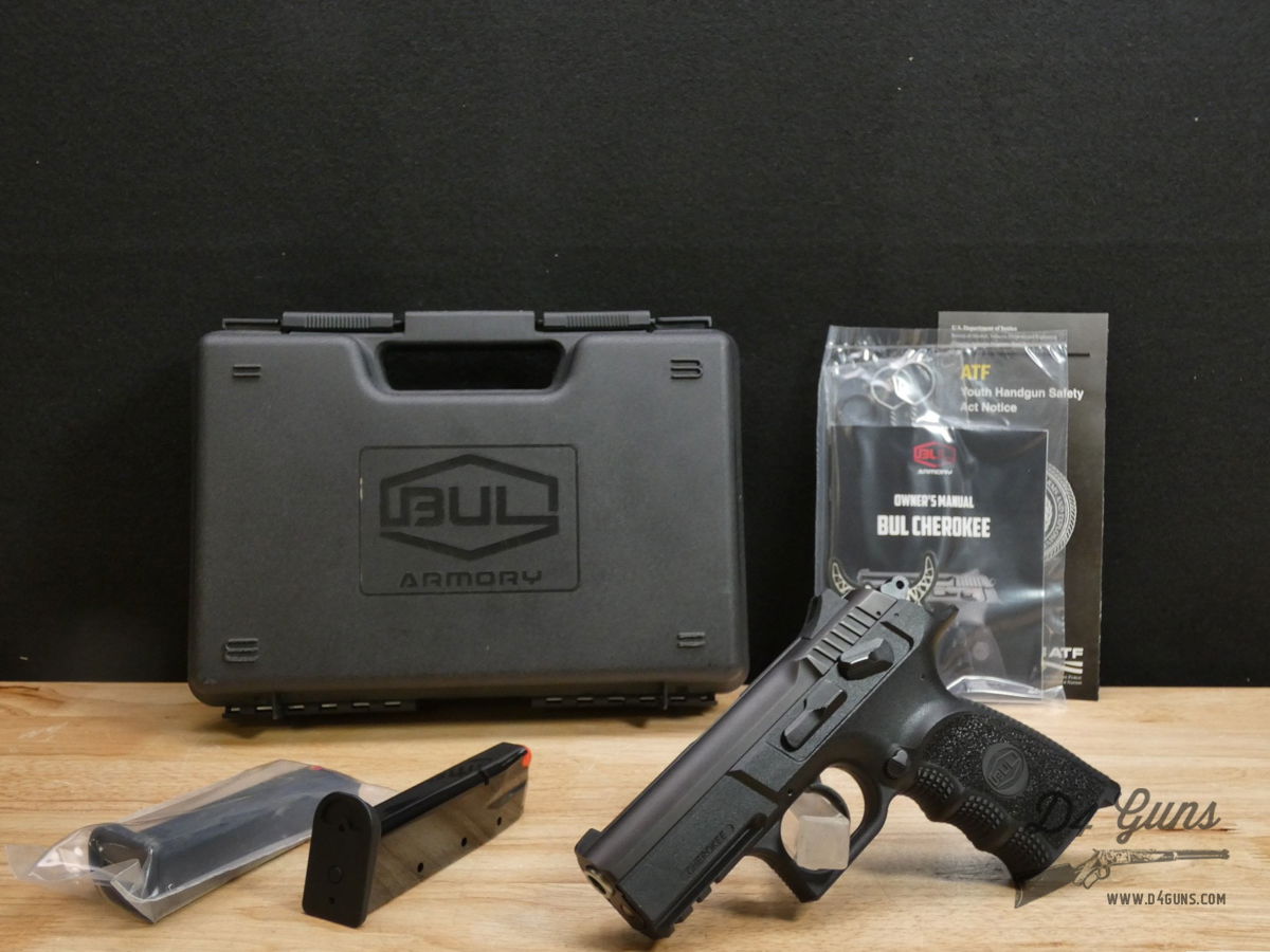 BUL Armory Cherokee - 9mm - Compact - LNIB w/ Mags! - DA/SA - LOOK ...