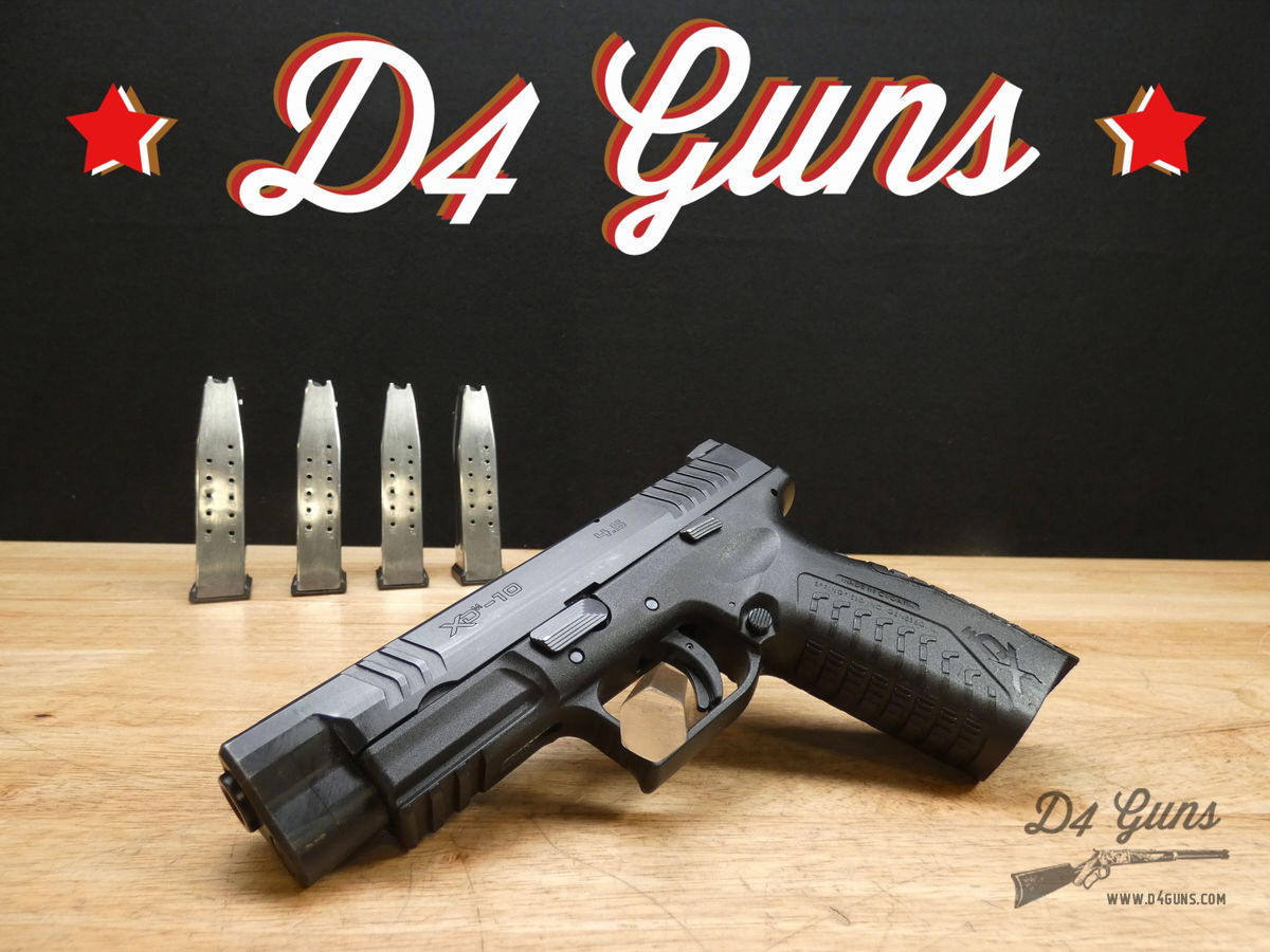Springfield XDM-10 - 10mm - w/ Four Mags! - Hard Hitting Bear Gun! XD10 ...