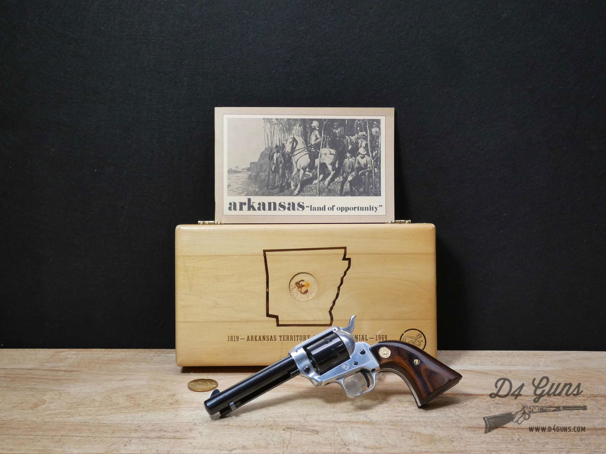 Colt Single Action Frontier Scout Arkansas Sesquicentennial 1969 - .22 ...