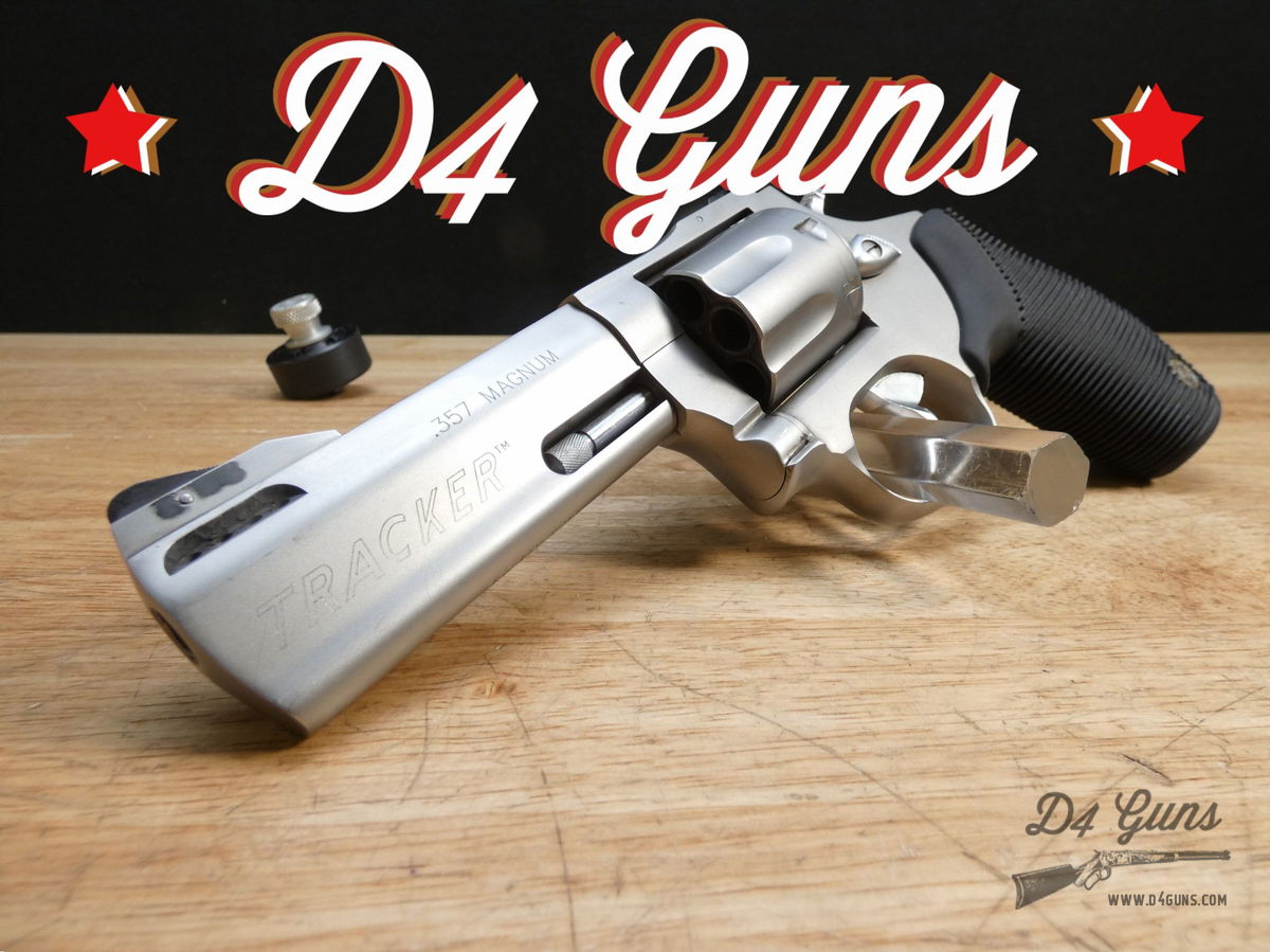Taurus Tracker 627 - .357 Mag - Stainless - SA/DA - 7-Shot - M627 ...
