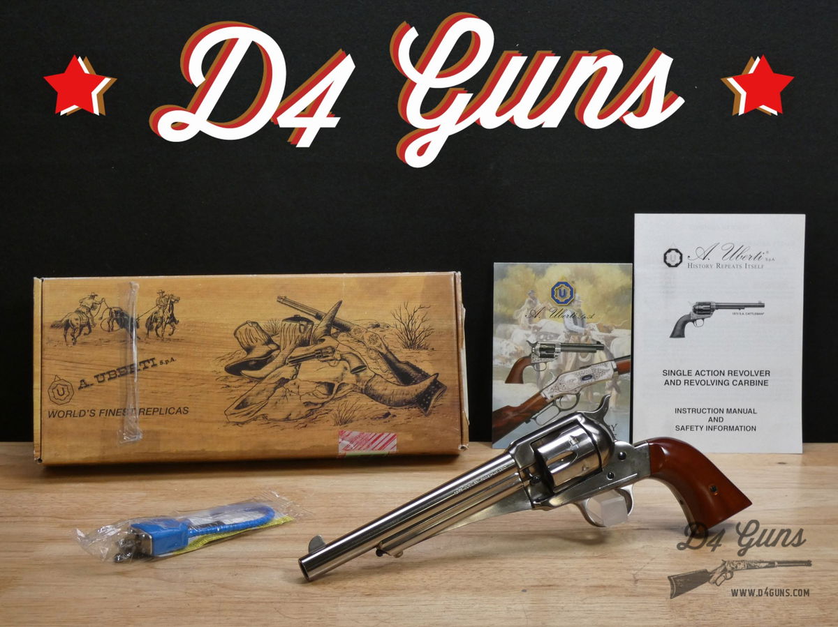 Uberti 1875 Outlaw Stainless - .45 Colt - XLNT w/ Box & More - Stoeger ...