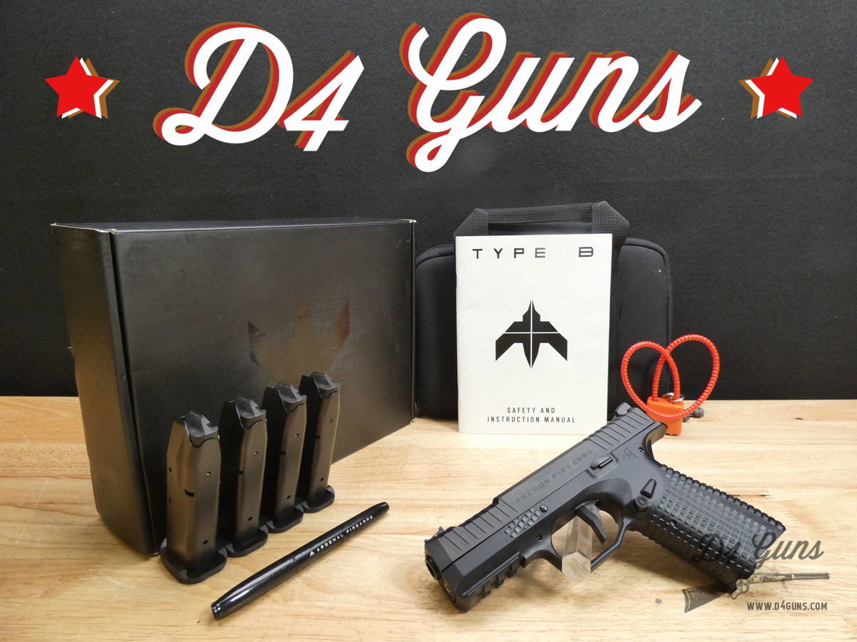 Archon Type B Compact - 9mm - w/ OG Case & 4 Mags! - 2018 - TypeB ...