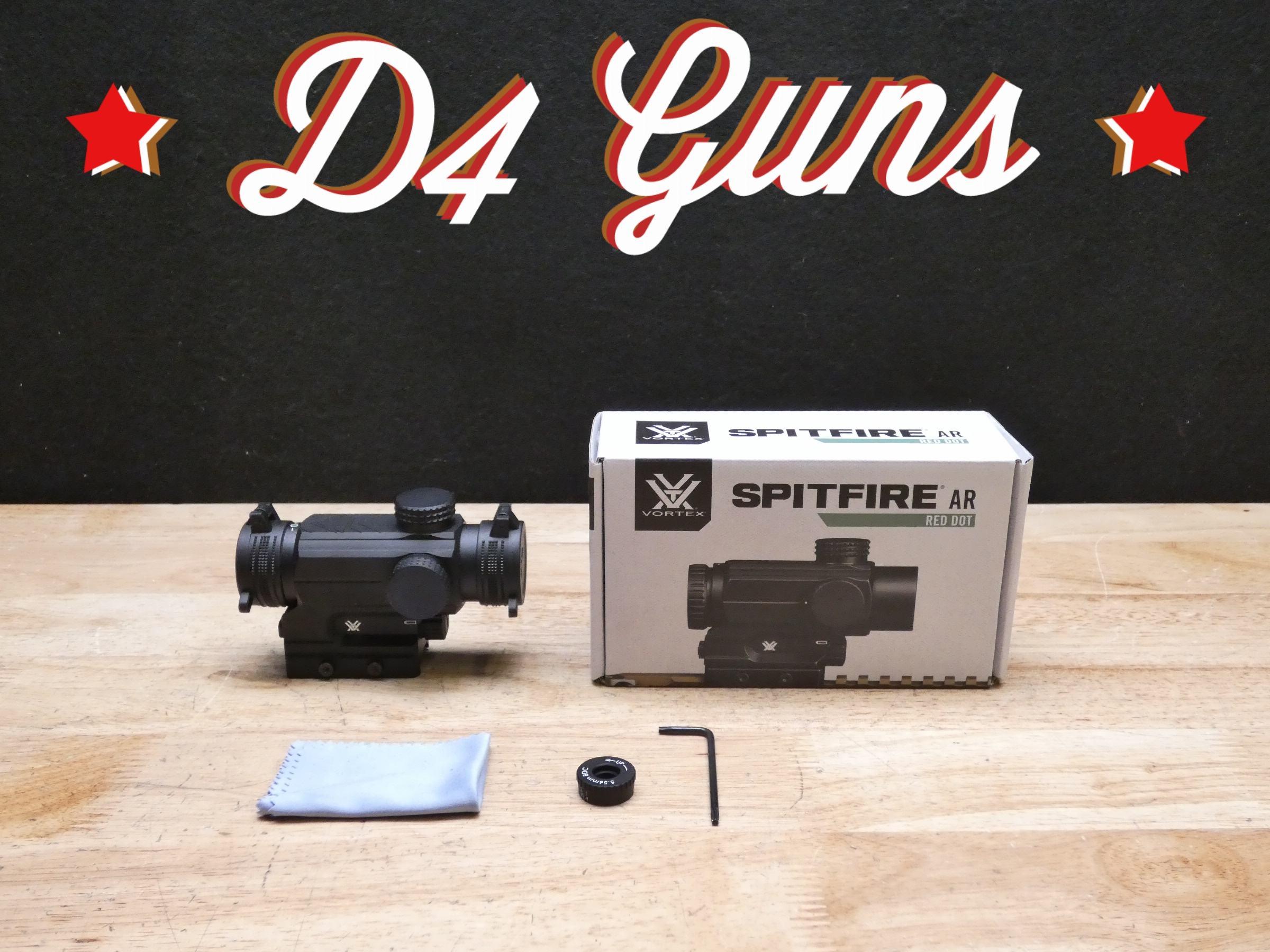 Vortex SpitFire AR – 1X Prism Scope – W/Original box | D4 Guns