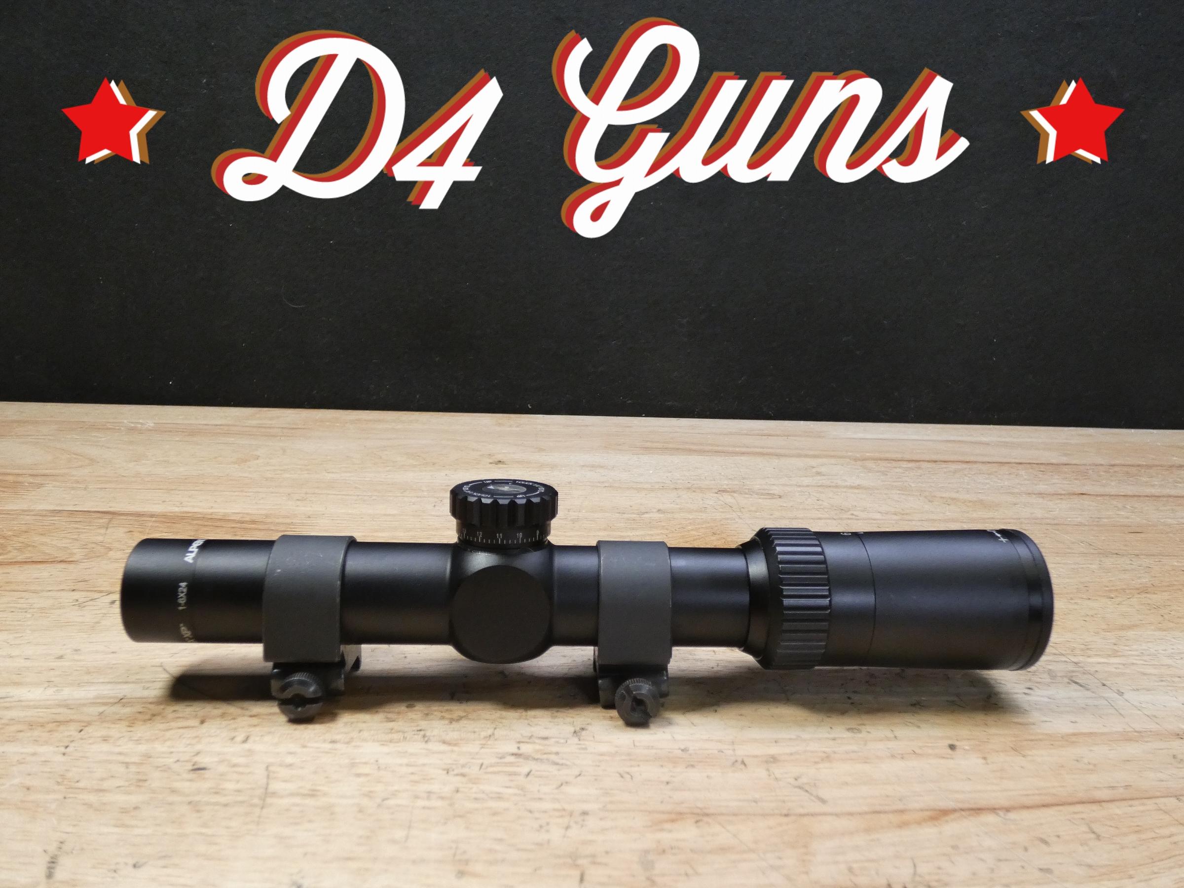 Alpen Apex XP 1-6x24 Rifle Scope - Scope Rings Included! - O - Gun ...