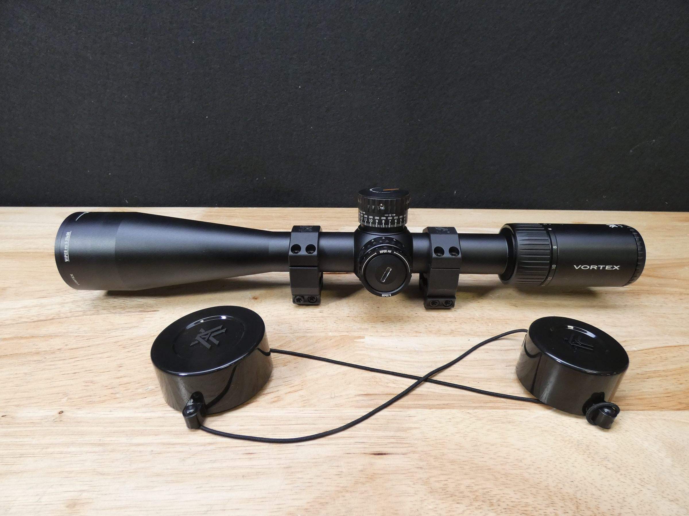 Vortex Viper PST Gen II 5-25x50 FFP Rifle Scope - with Vortex Rings ...