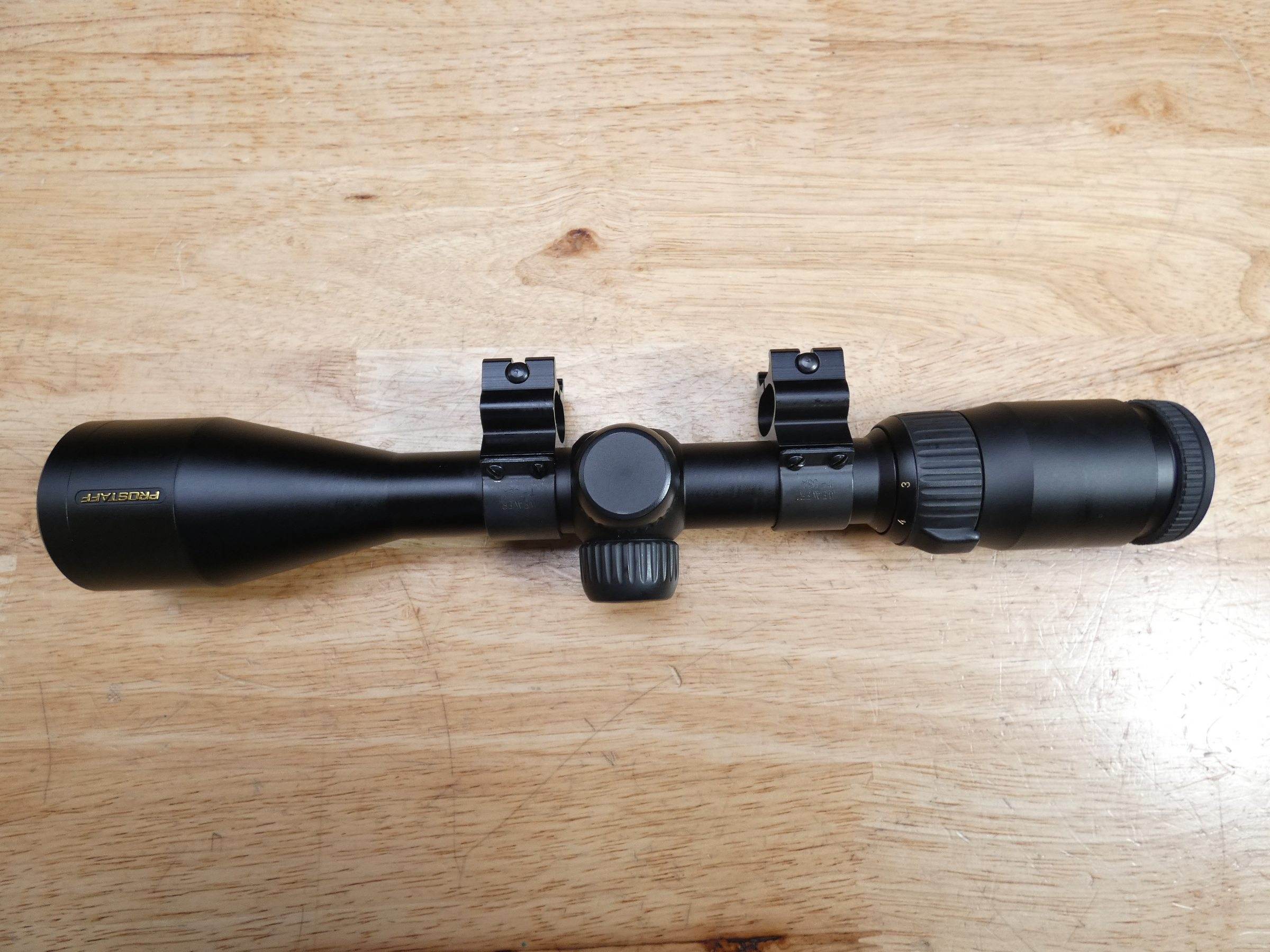 Nikon Prostaff 3-9X40 Rifle Scope w/Rings - O - Gun Scopes at GunBroker ...
