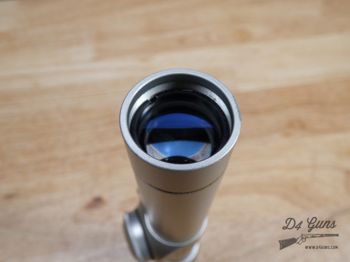 Leupold M8-2X Extended E.R. 2x20mm - Handgun Scope - Silver! - O - Gun ...