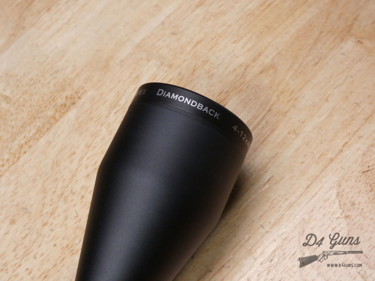 Vortex Diamondback 4-12x40 Riflescope - XLNT w/ Rings & Lens Covers - O ...