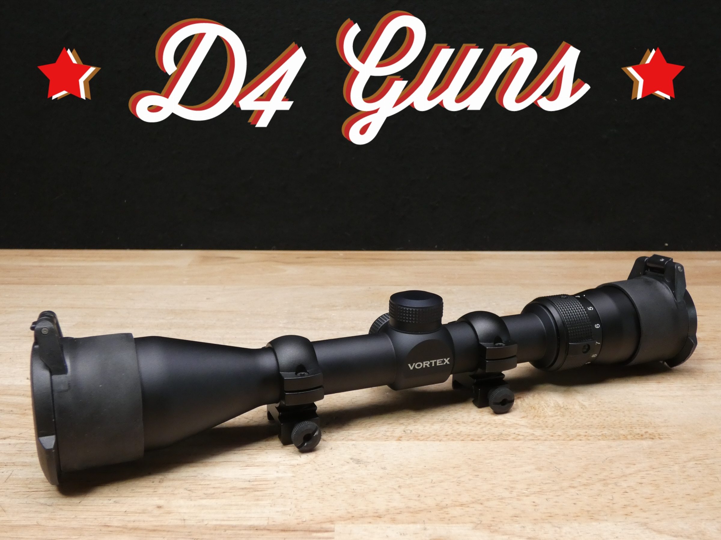 Vortex Diamondback 4-12x40 Riflescope - XLNT w/ Rings & Lens Covers - O ...