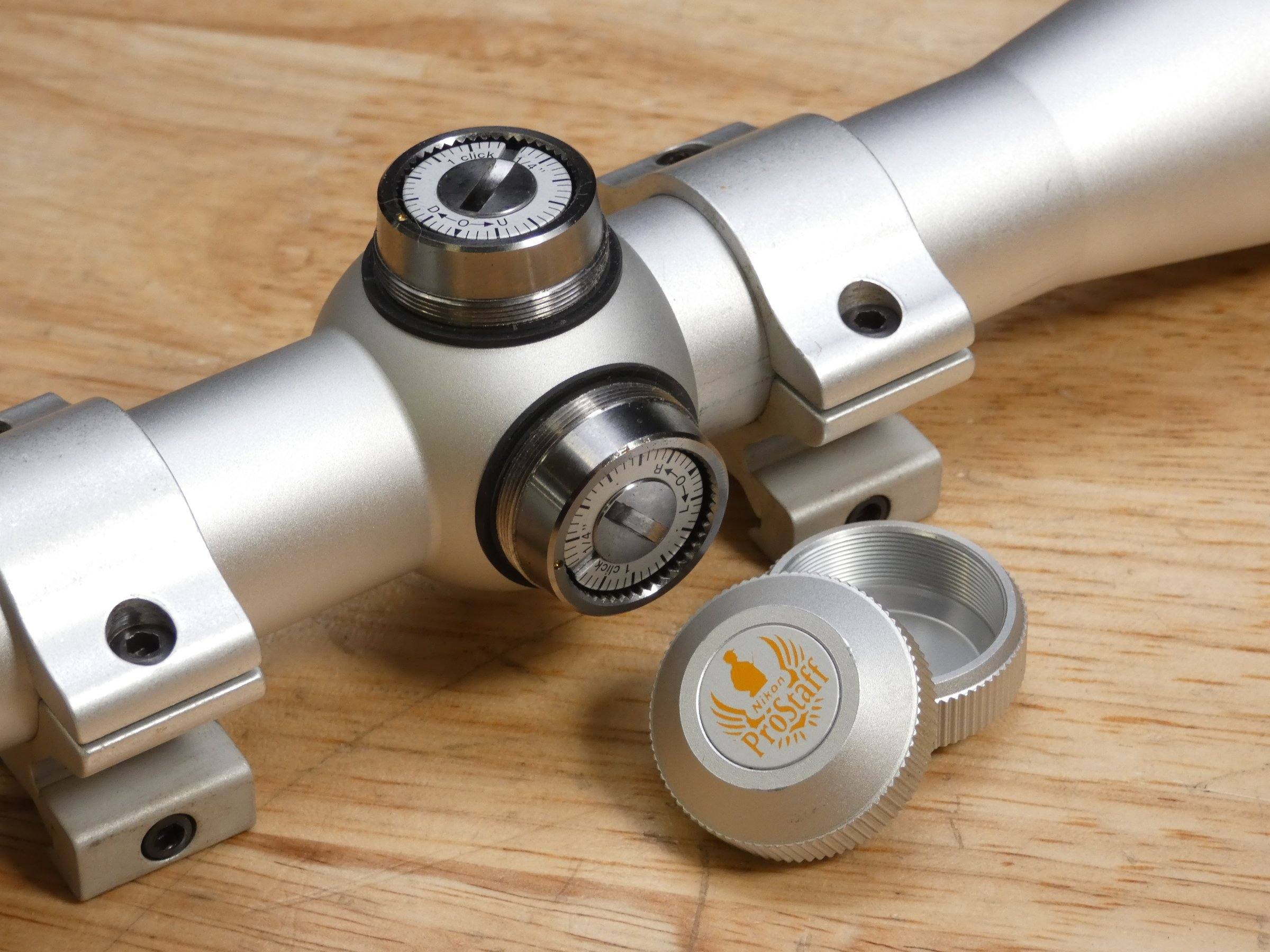 Nikon ProStaff 3-9X40 Rifle Scope - Matte Silver - w/ Rings! - O - Gun ...