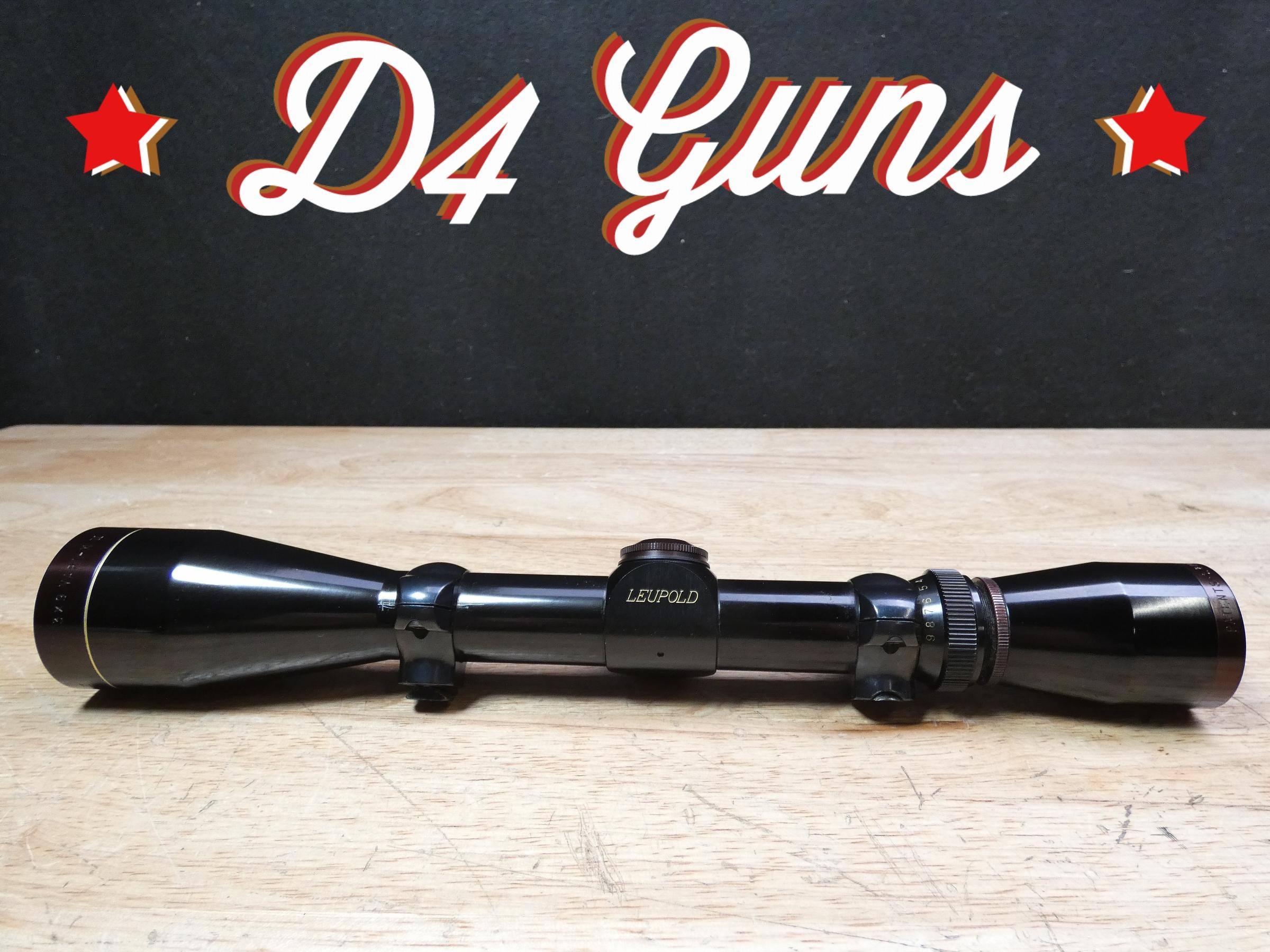 Leupold Vari-X II 3x9 Rifle Scope - w/Rings! - O - Gun Scopes at ...