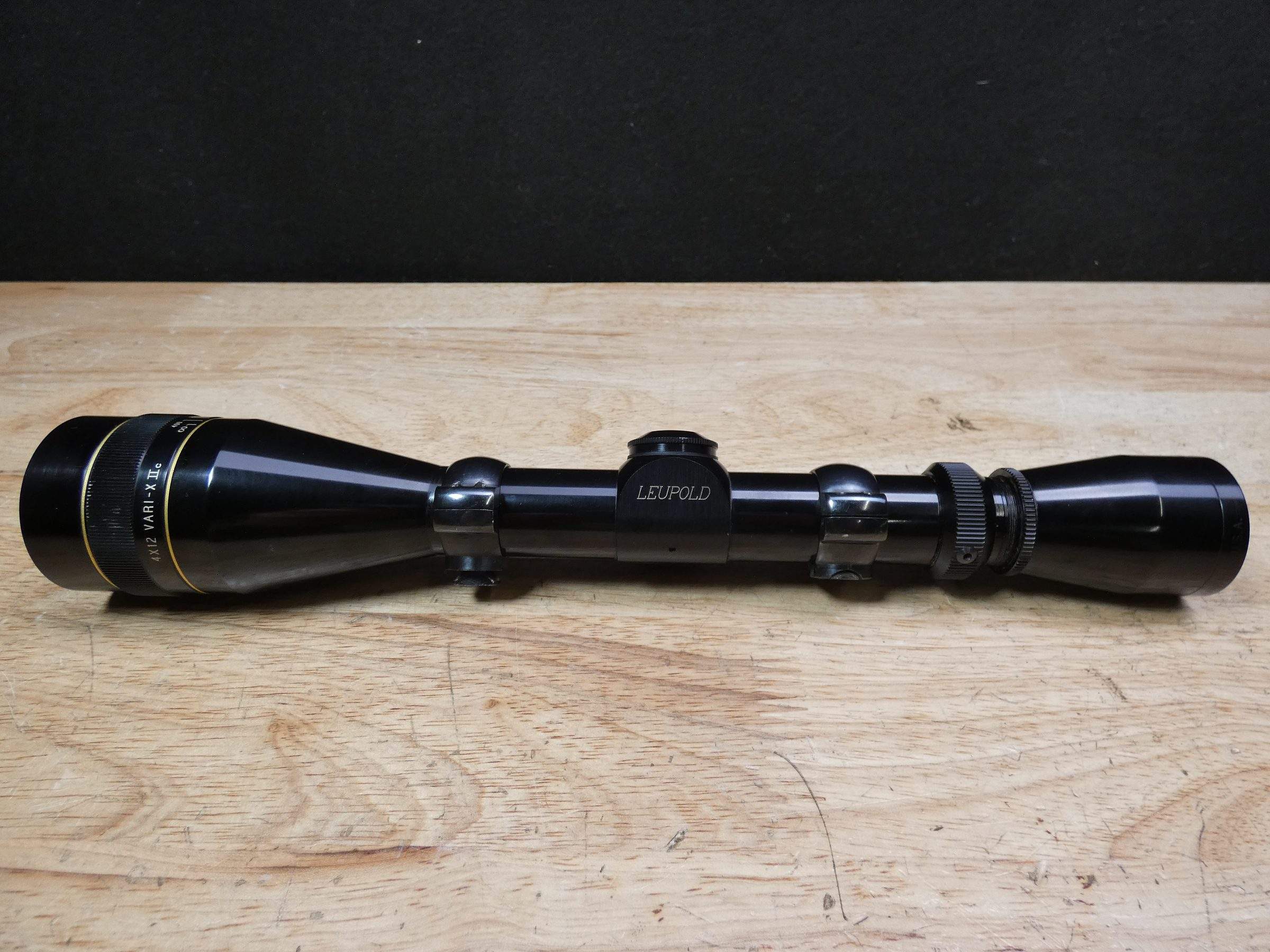 Leupold Vari-X IIc 4X12 Rifle Scope - O - Gun Scopes at GunBroker.com ...