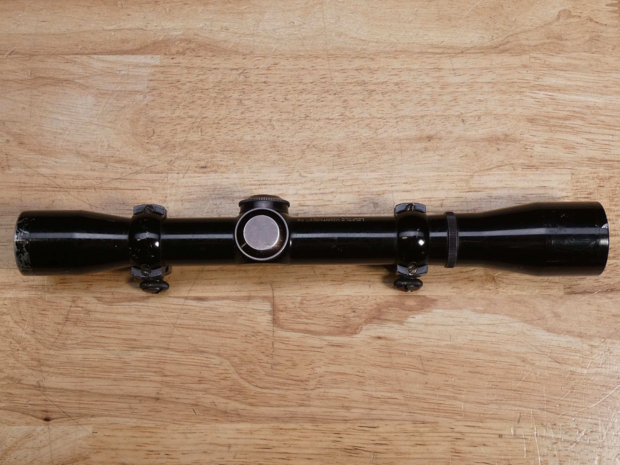 Leupold Mountaineer 4X - Vintage Hunting Scope w/ Rings! - O - Gun ...
