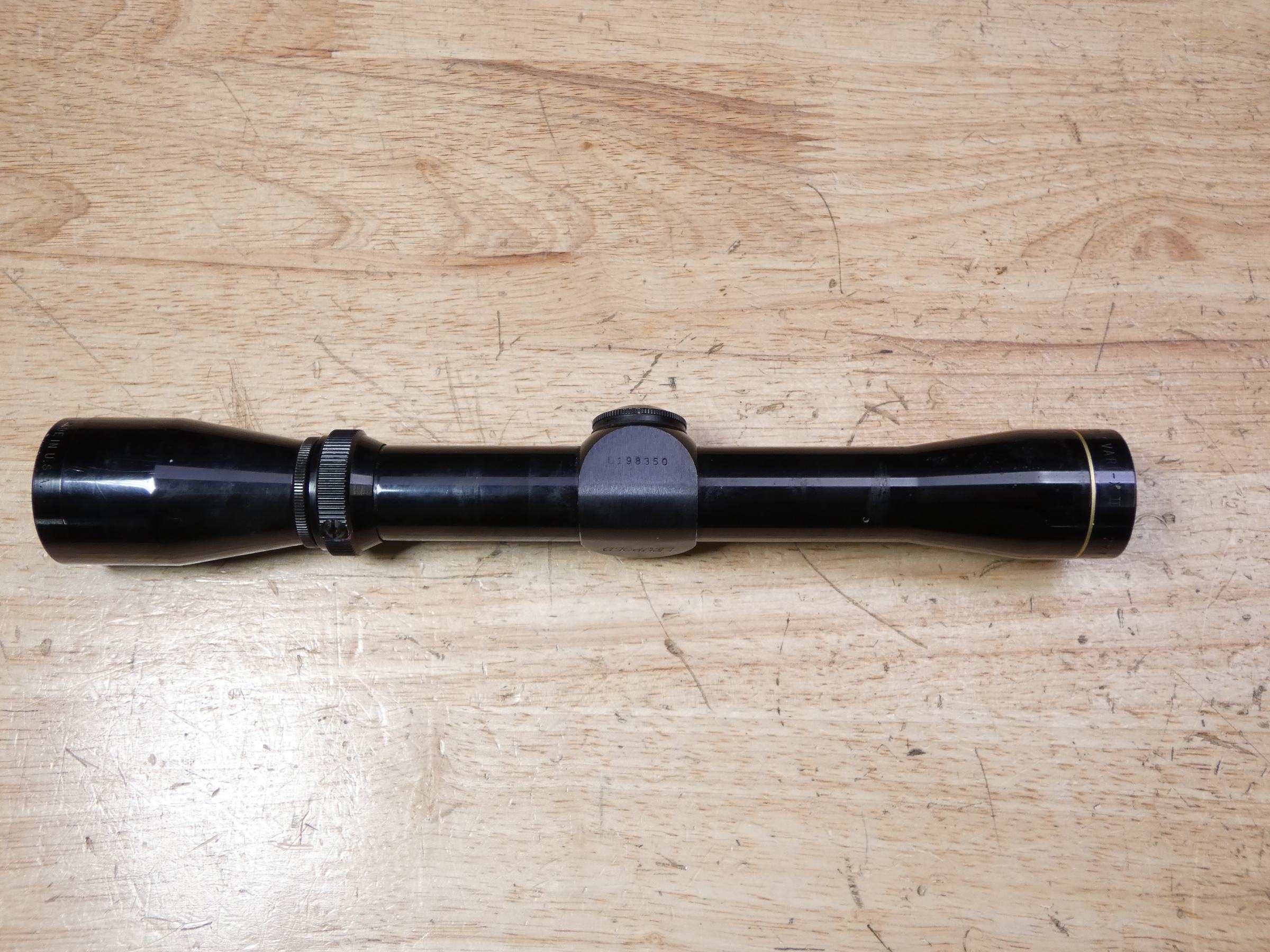Leupold Vari-X II 2X7 Rifle Scope - Butler Creek Lens Caps Included ...