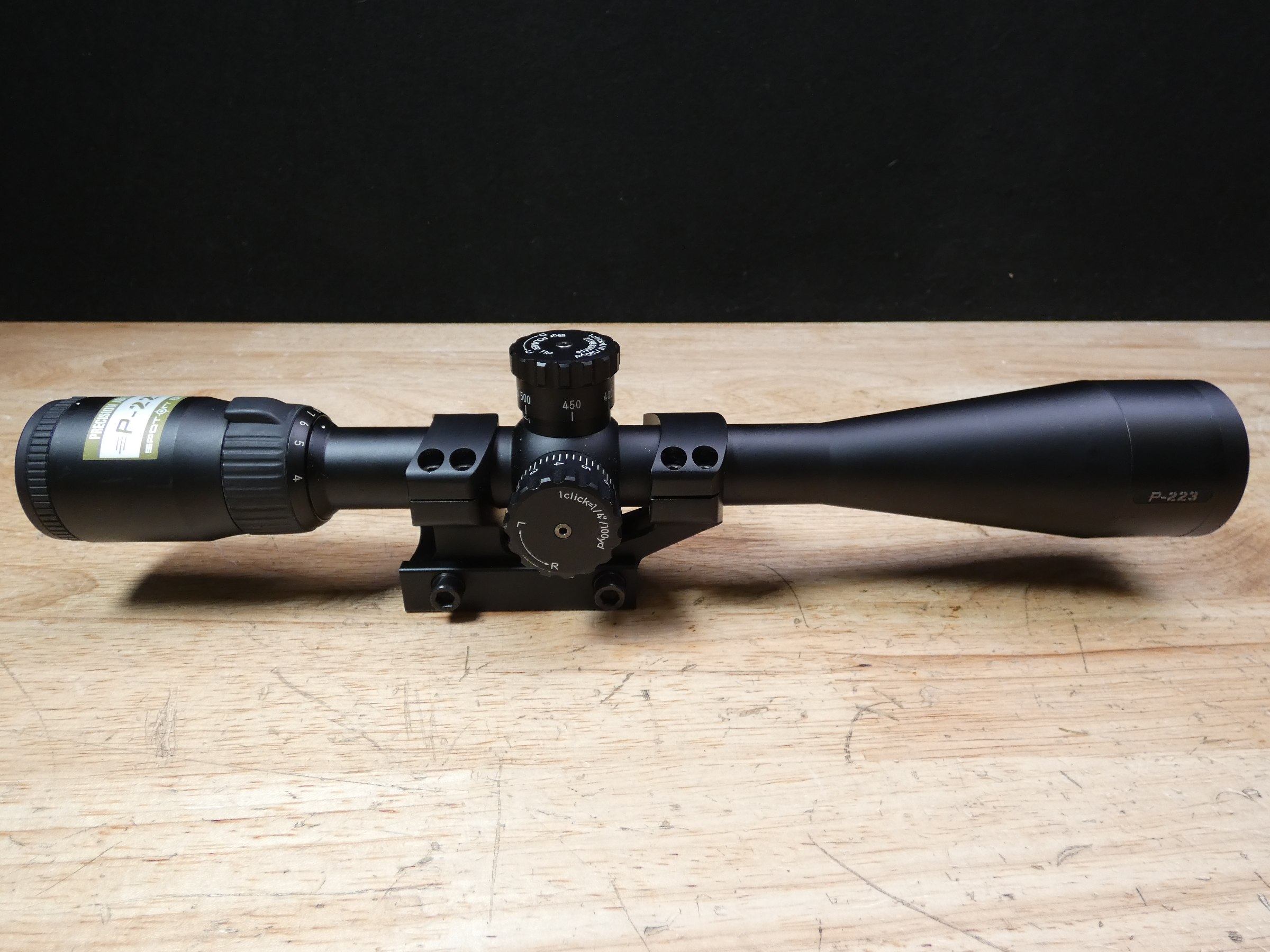 Nikon P-223 4-12X40 Rifle Scope - With Cantilever Mount! - O - Gun ...