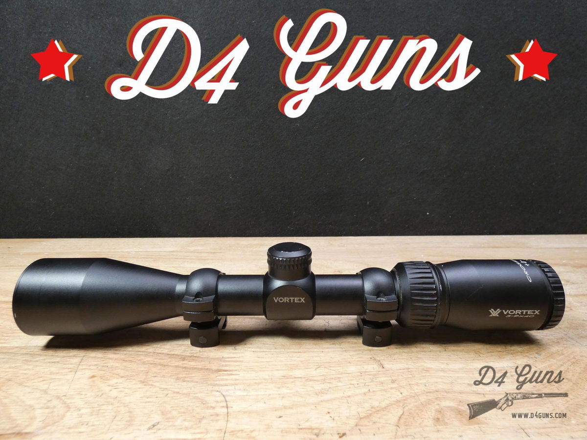 Vortex Crossfire II - 3-9X40 Rifle Scope - Rings Included! - O - Gun ...