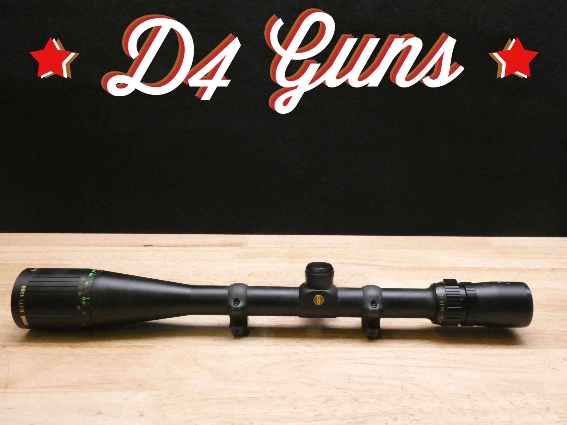 Bushnell Elite 4200 6-24X40 Rifle Scope - Rings Included! - O - Gun ...