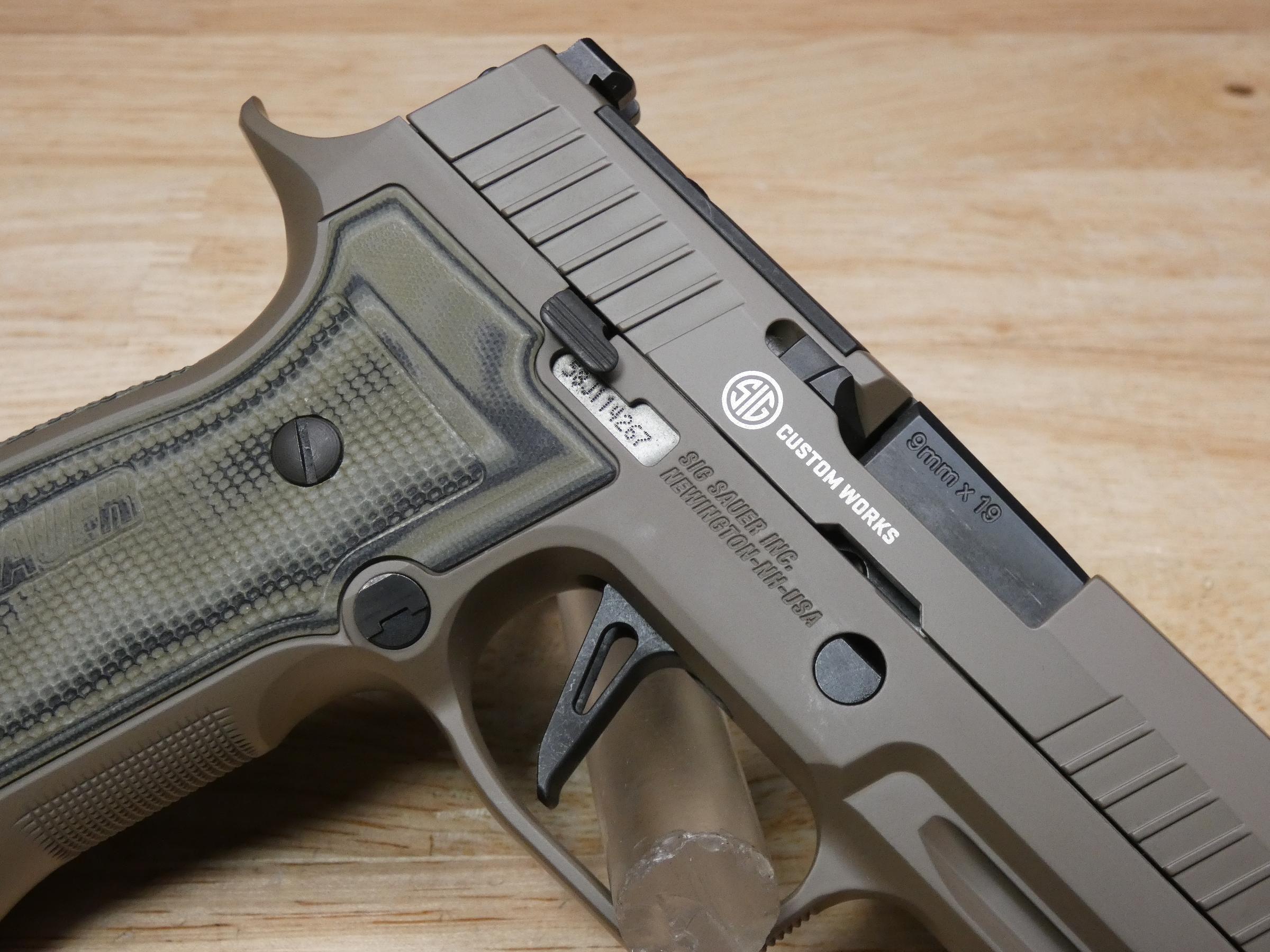 Sig Sauer P320 AXG Scorpion Custom Works FDE - 9mm - 320 - XLNT - C ...