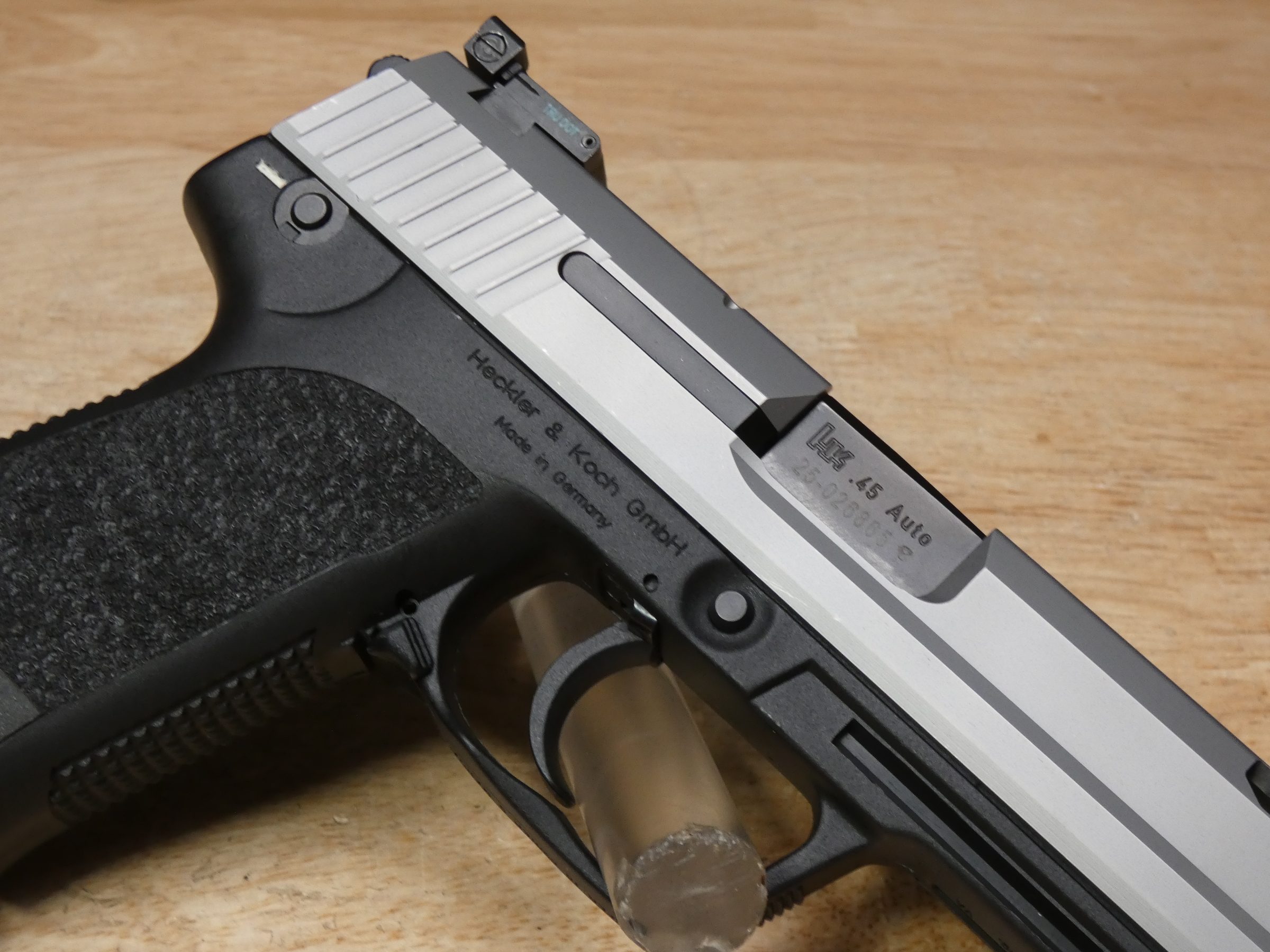 HK USP 45 Stainless - .45 ACP - H&K - Heckler & Koch - Ported Barrel ...