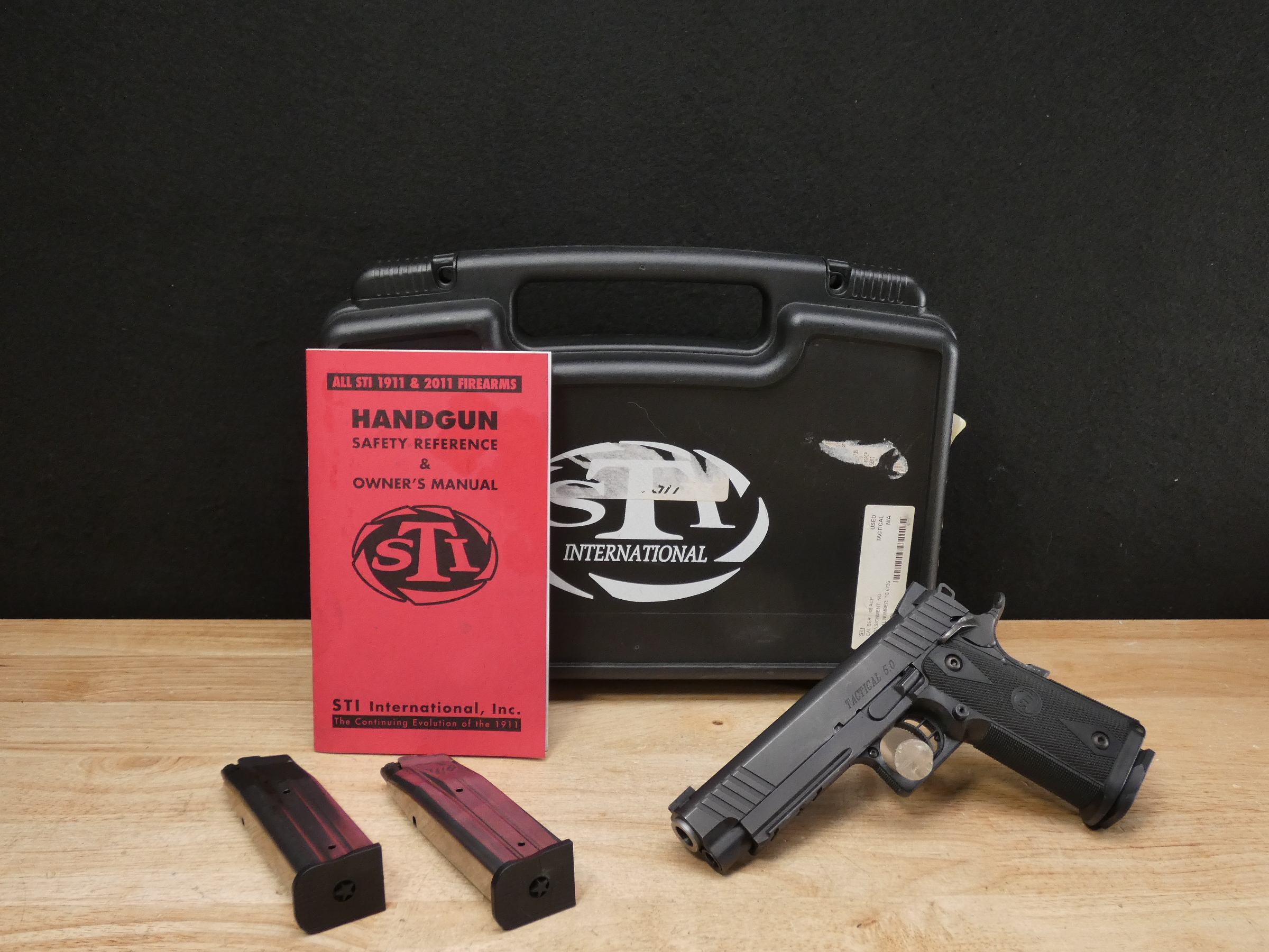 STI 2011 Tactical 5.0 1911 - .45 ACP - Staccato - Trijicon Sights ...