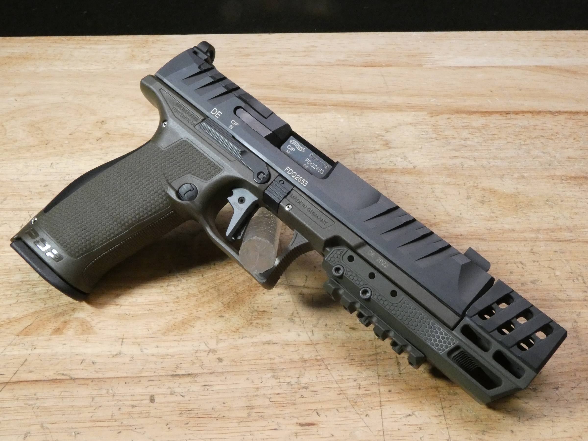 Walther PDP Full Size OD Green - 9mm - Optics Ready w/ Wasatch Comp - C ...